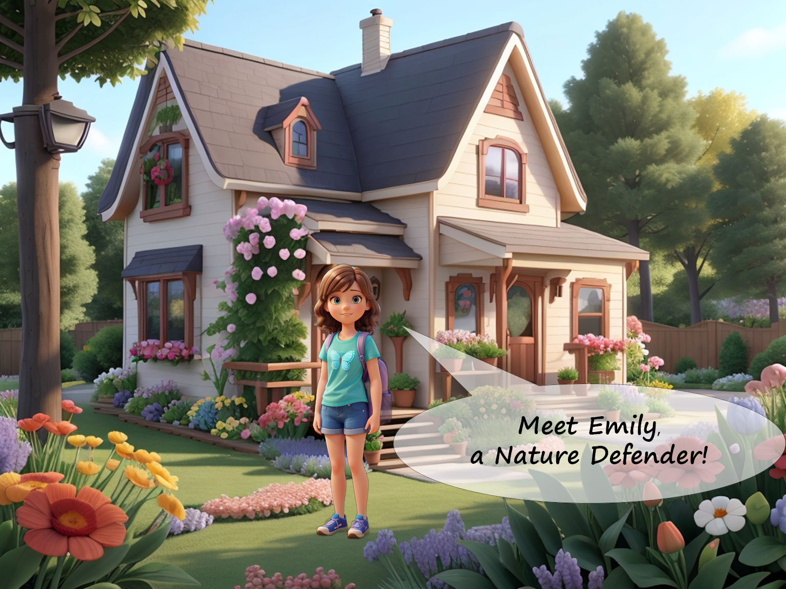 Saving Monarch Butterfly with Emily - Teach children how to reduce ...